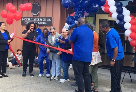 Restored Booker T. Anderson Community Center reopens